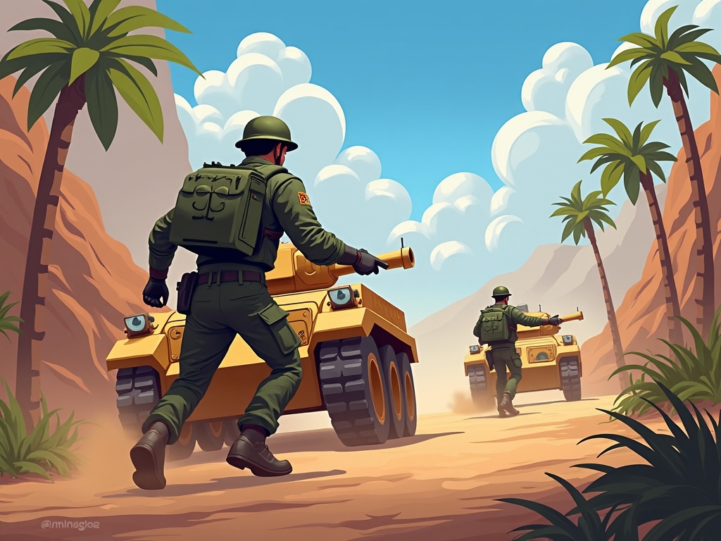 WW2 Side-scroller Adventure — Ohara.ai