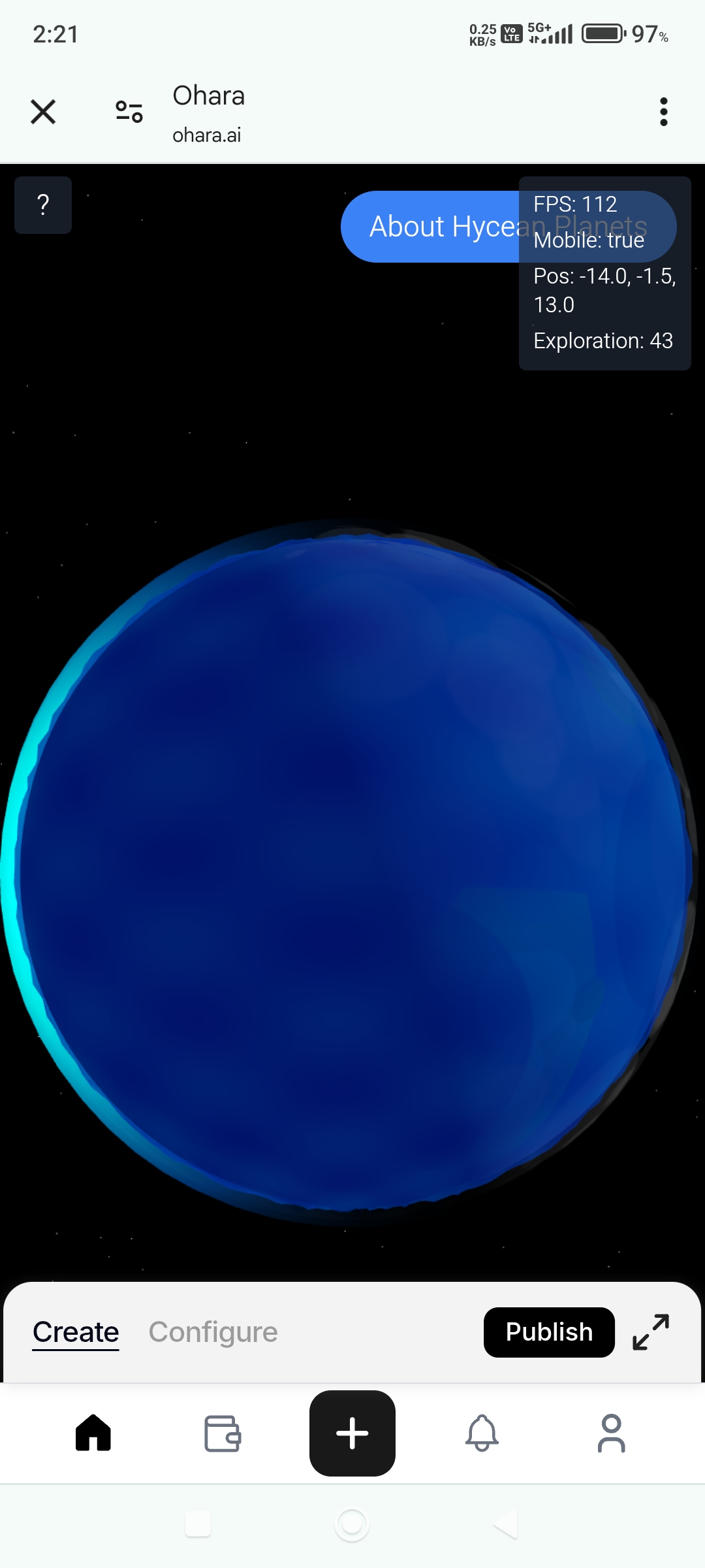 Hycean Planet 3D Explorer — Ohara.ai