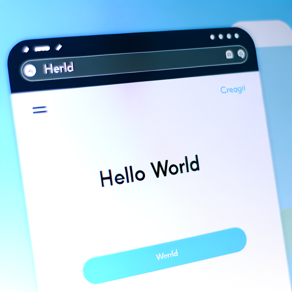 Hello World App — Ohara.ai