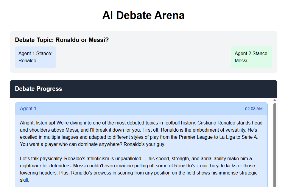 AI Debate Arena (+ Rap Battles & Roasts) — Ohara.ai